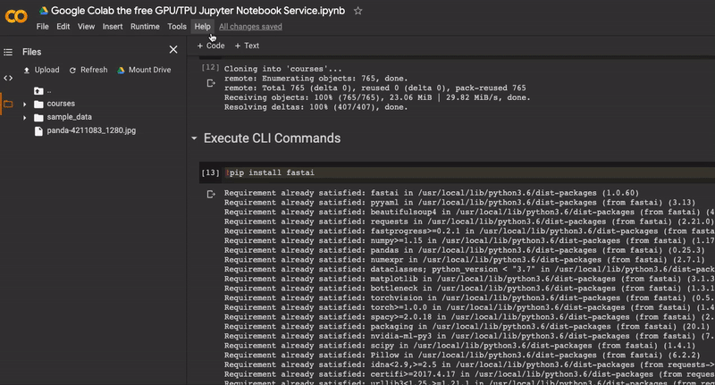 Google Colab the free GPU/TPU Jupyter Notebook Service