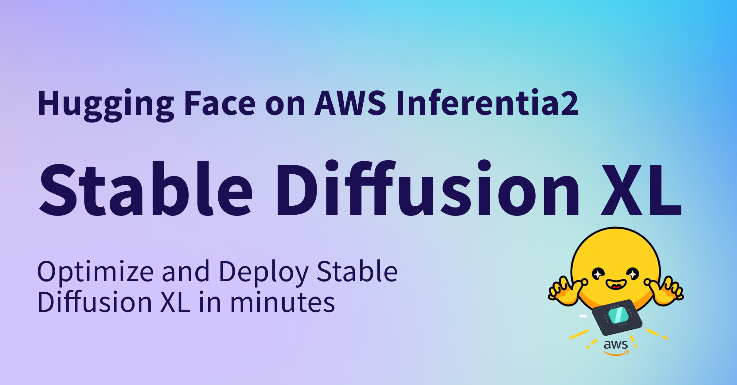 Deploy Stable Diffusion XL on AWS inferentia2 with Amazon SageMaker