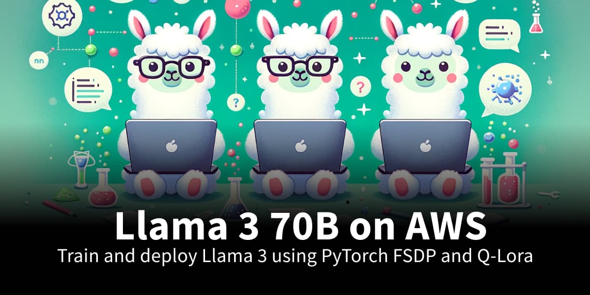 Fine-tune Llama 3 with PyTorch FSDP and Q-Lora on Amazon SageMaker Fine-tune Llama 3 with PyTorch FSDP and Q-Lora on Amazon SageMaker